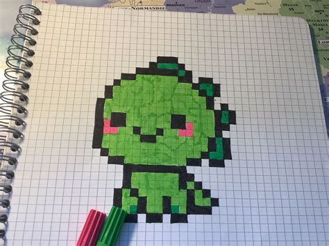 Pixel Art Dinosaure 🦖 Şirin çizim Emoji çizimi Piksel Sanatı