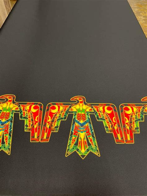 Geometric Eagle Border Okc Fabric Market