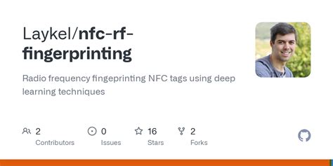 GitHub Laykel Nfc Rf Fingerprinting Radio Frequency Fingeprinting NFC Tags Using Deep
