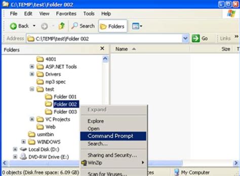 Command Prompt On Right Click B Tech CSE