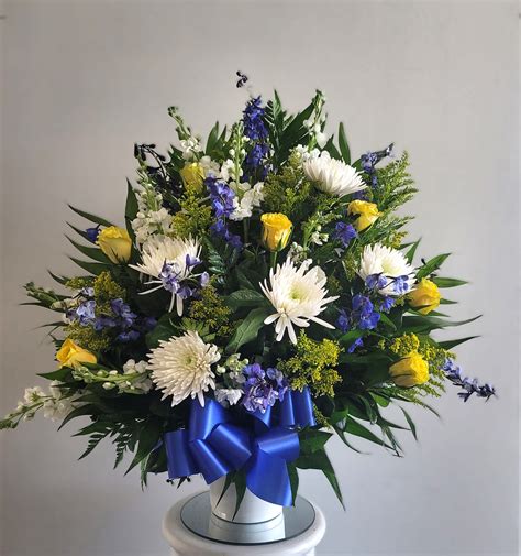 Sympathy Floor Basket Bright Mixed Flowers By Xochitl Ep In El Paso Tx