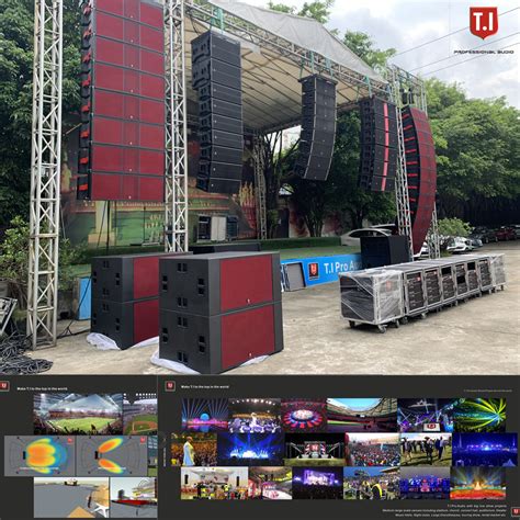 Line Array Speaker Sound System T I Professional Speaker Double 15