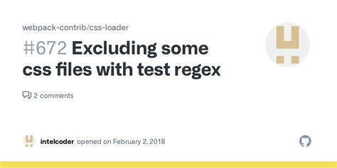 Excluding Some Css Files With Test Regex Issue 672 Webpack Contrib