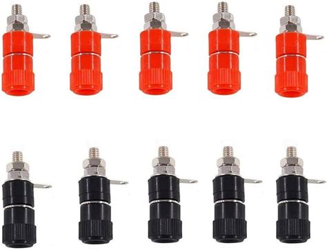 Bnafes 4mm Banana Plugs Sockets For Arduino 5 Pair Electronics