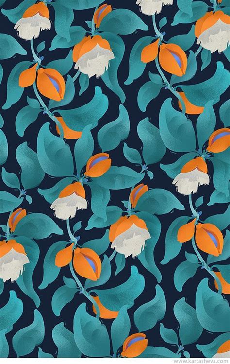 휴가철패션 알로하 휴가철 떠오르는 각양각색 트로피컬 패턴 트로피칼 패션 하와이언 패턴 Pattern Illustration Pattern Wallpaper