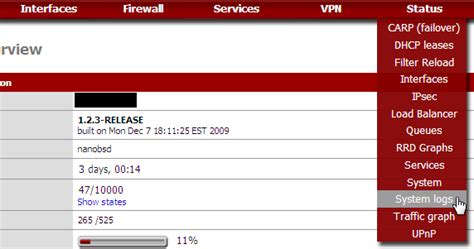 pfsense remote logging to kiwi syslog server