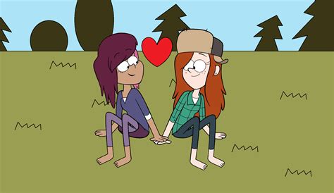 Gravity Falls Wendy And Robbie Kissing