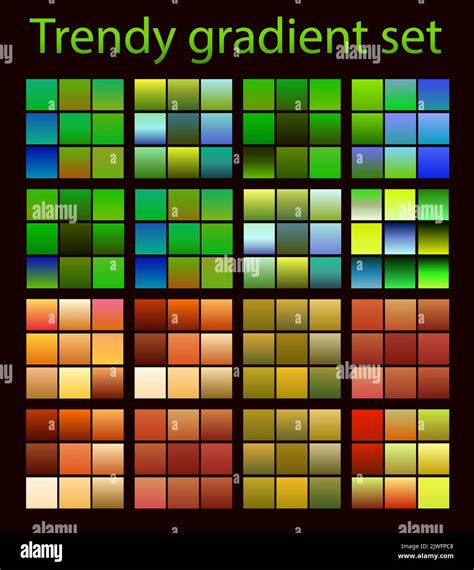 Set Swatches Colorful Gradient Background Violet Palette Stock Vector Image And Art Alamy