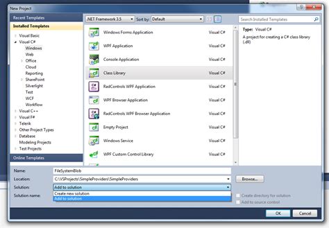 With Visual Studio How To Add A Second Project To A Solution