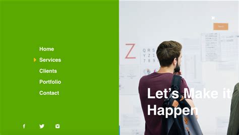 CSS For Creating A Fullscreen Overlay Menu Datatas
