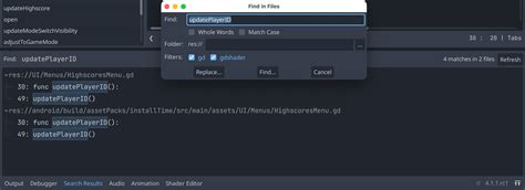 Script Editor Find In Files Finds Duplicate Results From Android Build Folder · Issue 79375