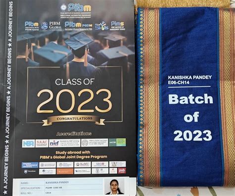 Kanishka Pandey On Linkedin Convocation2024 Pibmconvocation