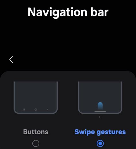 Solved Swipe Gestures Hiding Nav Bar Is Back Samsung Community