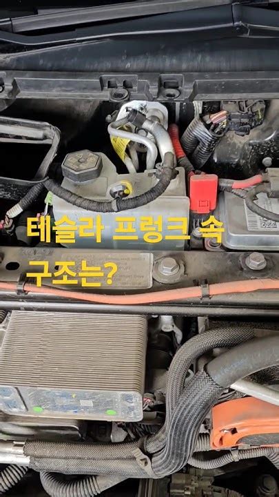테슬라 프렁크 속 구조 Youtube