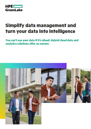 simplify data management and turn your data into intelligence