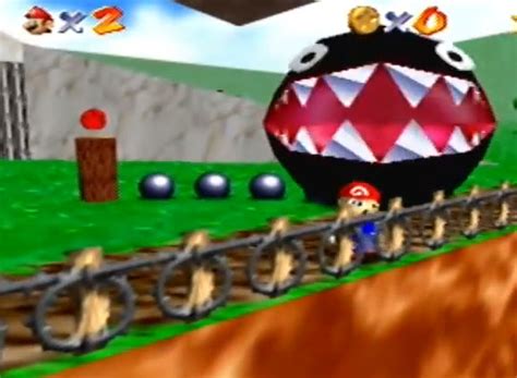 Chain Chomp From Super Mario 64 Game Art Hq