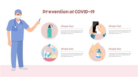 Post Coronavirus World Social Distancing Simple PowerPoint Template Design