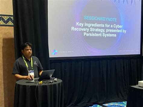 Deepankar Das On Linkedin “key Ingredients To A Cyber Recovery Strategy” Presented At Infosec