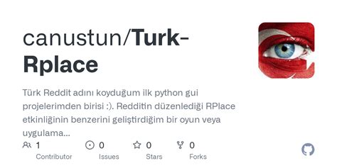 Github Canustunturk Rplace Türk Reddit Adını Koyduğum Ilk Python Gui Projelerimden Birisi