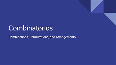 Intro To Combinatorics Youtube