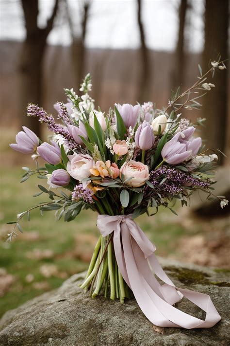 These 45 Tulip Wedding Bouquets Are Simple Yet Stunning