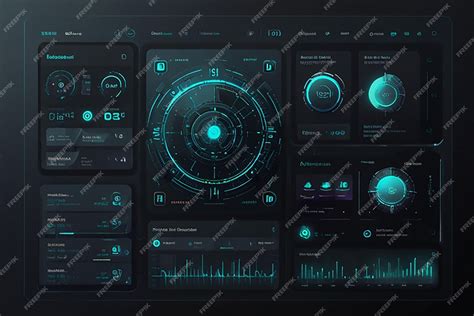 futuristic technology interface design premium ai generated image