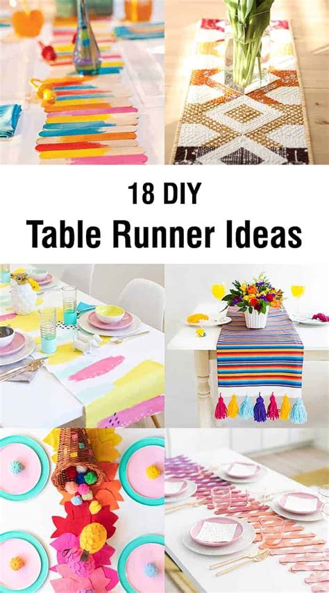 Diy Table Runner Ideas Ohoh Deco