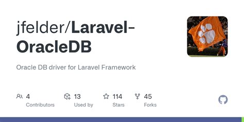 Github Jfelderlaravel Oracledb Oracle Db Driver For Laravel Framework