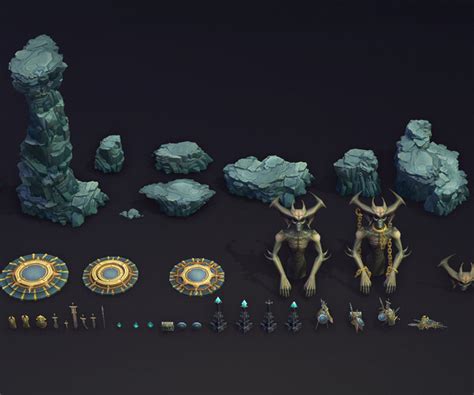 Artstation Demon Dungeon Master Package Ue4 And Unity Game Assets