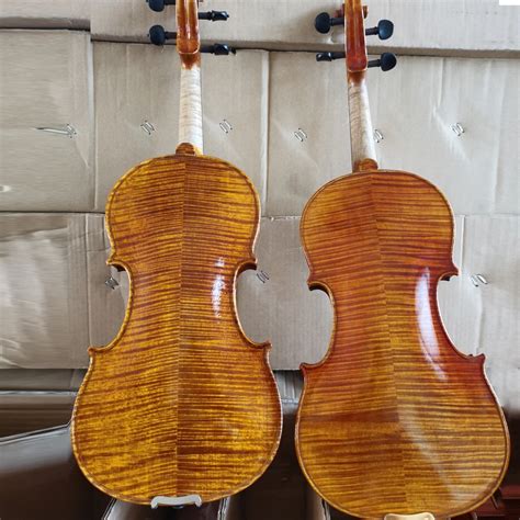 이탈리아 빈티지 오일 바니시 바이올린 44 메이플 바이올린 옐로우 바이올리노 상자 포함 전문 악기 강한 톤 Aliexpress