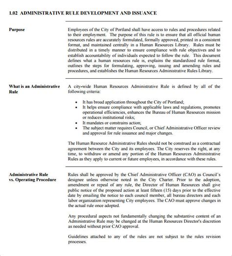 Business Rules Template Word New Professional Template