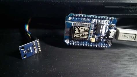 Bh1750 Connected To Esp8266 With Devicehive Firmware Youtube