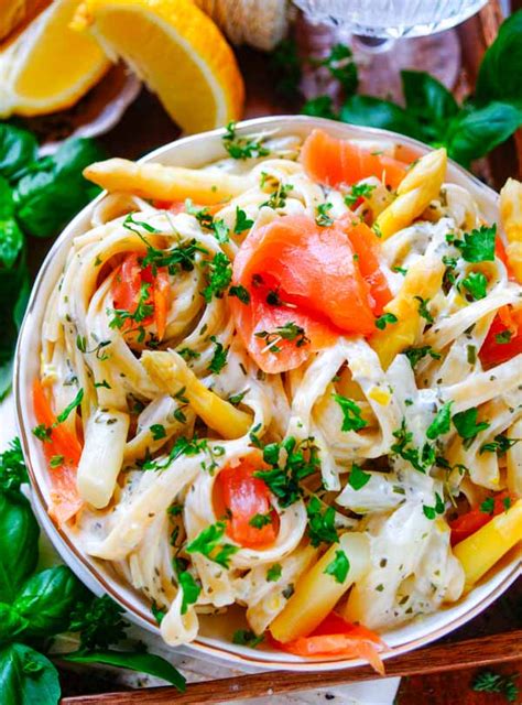 Pasta Met Asperges En Zalm Snel Makkelijk En Lekker