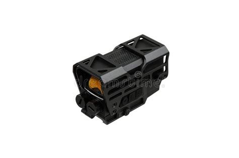 Modern Optical Collimator Sight Aiming Device For Shooting At Short Distances Stock Image