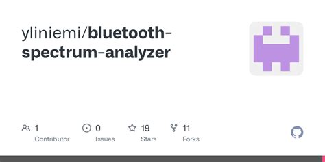 github yliniemi bluetooth spectrum analyzer