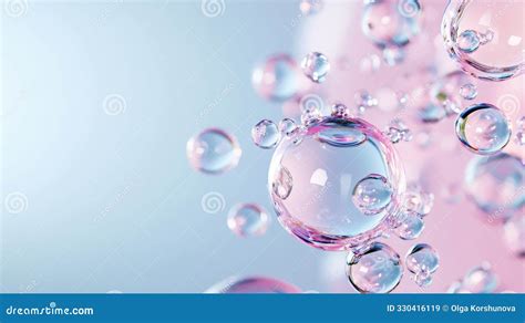 Molecular Structure Skincare Concept Soft Bokeh Background Stock Image Image Of Spherical