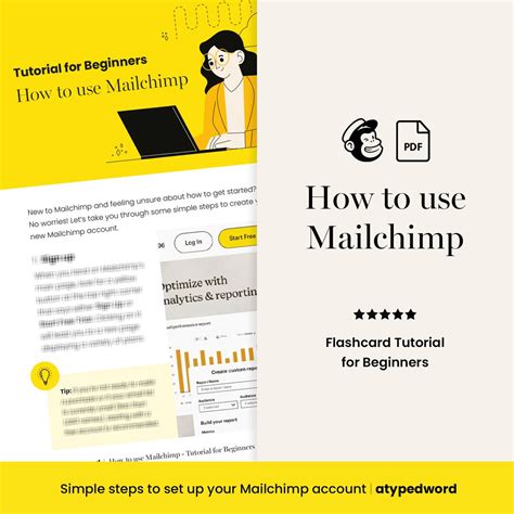 How To Use Mailchimp Flashcard Tutorial For Beginners Email Marketing Help Guide For Beginners