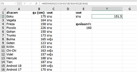 Excel Array Formula ตอนที่ 2 การใช้ Array Formula แบบมีเงื่อนไขด้วย