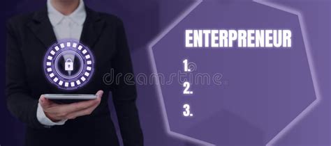Conceptual Caption Entrepreneur Business Overview Enterprise Resource