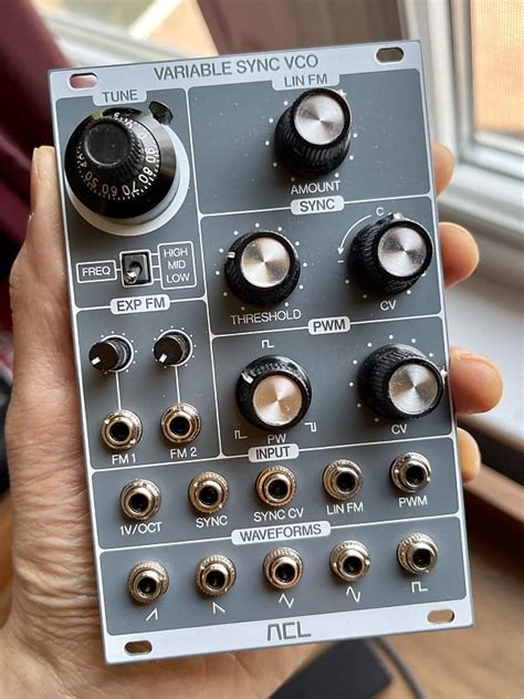 Acl Variable Sync Vco Analog Oscillator Eurorack Module Reverb
