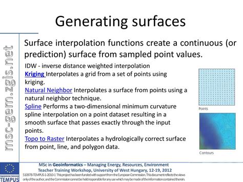 ppt module visualisation and cartography lesson 6 surface