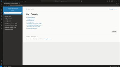 Fpga Asic Vscode Verilog Systemverilog Linter Quality Design Graph Clock Reset