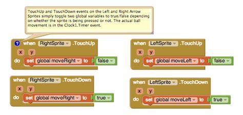 mini golf fling touchup touchdown gestures for app inventor 2