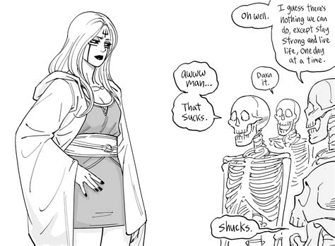 Patreon Request Necromancer Realizes She Can Just Cast A