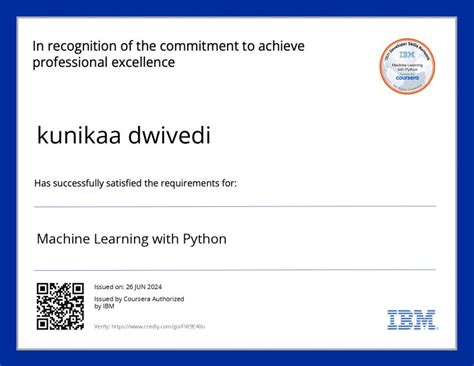 kunikaa dwivedi on linkedin machinelearning python ibm coursera