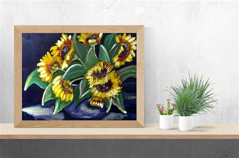 재물운을 부르는 풍수인테리어 Tip 해바라기 그림을 달아보자