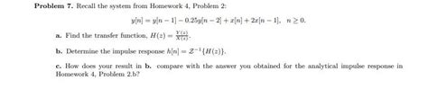 Solved Problem For Each Pole Zero Plot Below Determine Chegg
