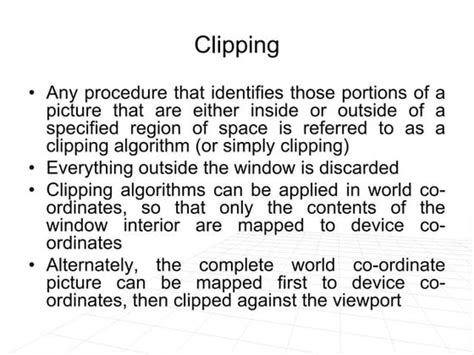 2 D Viewing Computer Graphics Ppt