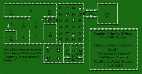 Temple Of Apshai Trilogy Maps Atari 8 Bit Computers Atariage Forums