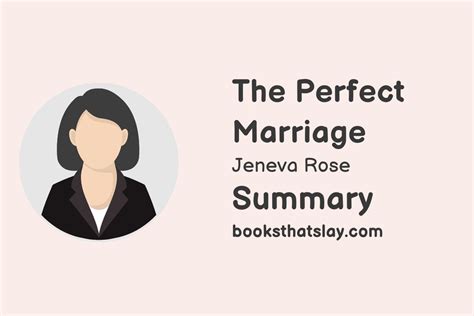 The Perfect Marriage Summary Characters And Themes